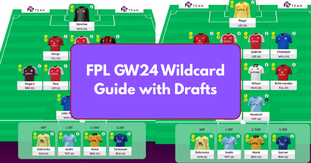 FPL GW24 Wildcard Team - Tips, Players to Target and Best Drafts