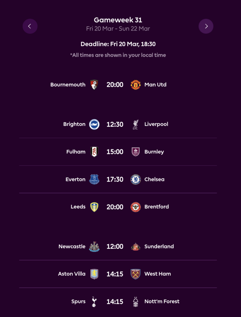 Upcoming FPL Double & Blank Gameweeks | 25/26 FPL Season
